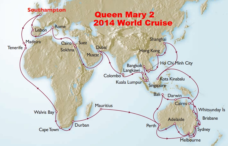 Queen Mary 2 World Cruise